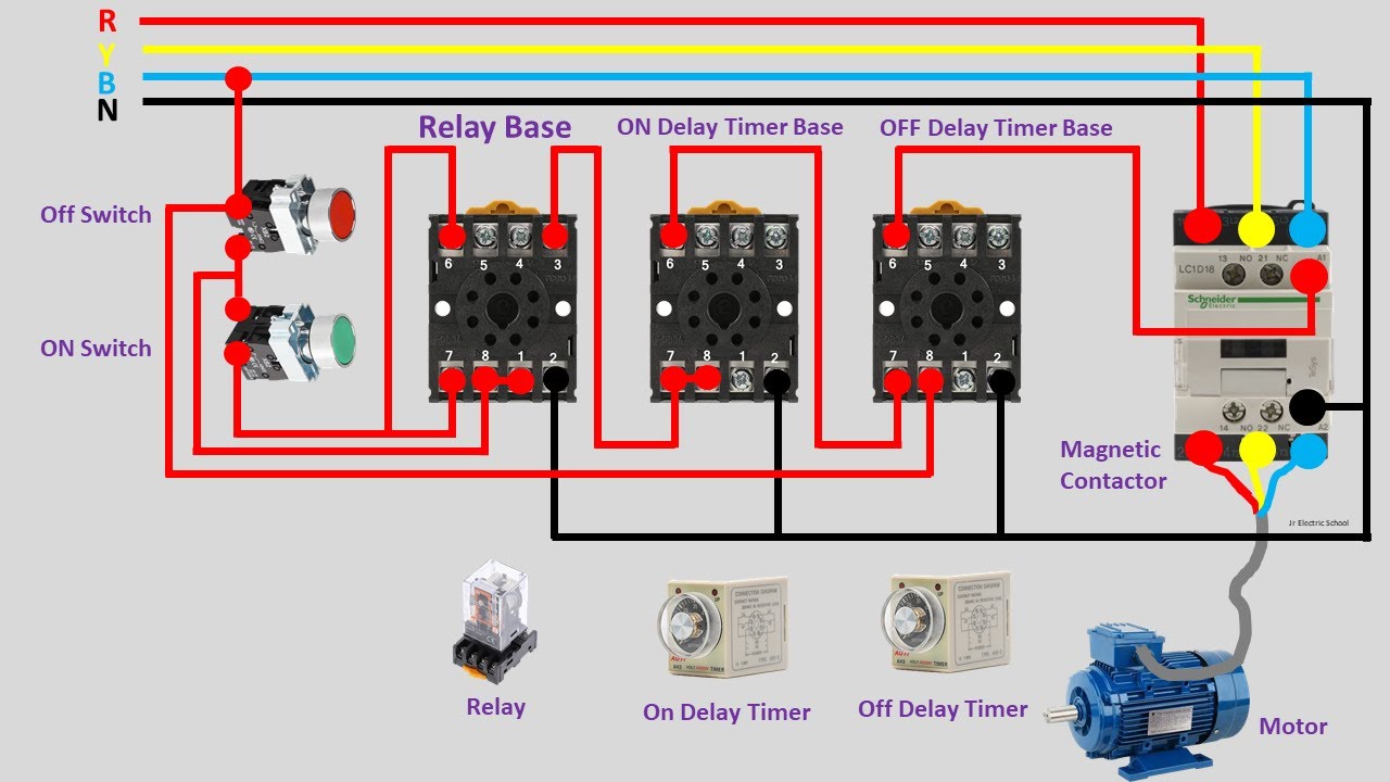On Delay Timer Circuit Diagram Ne555 Timer Circuit