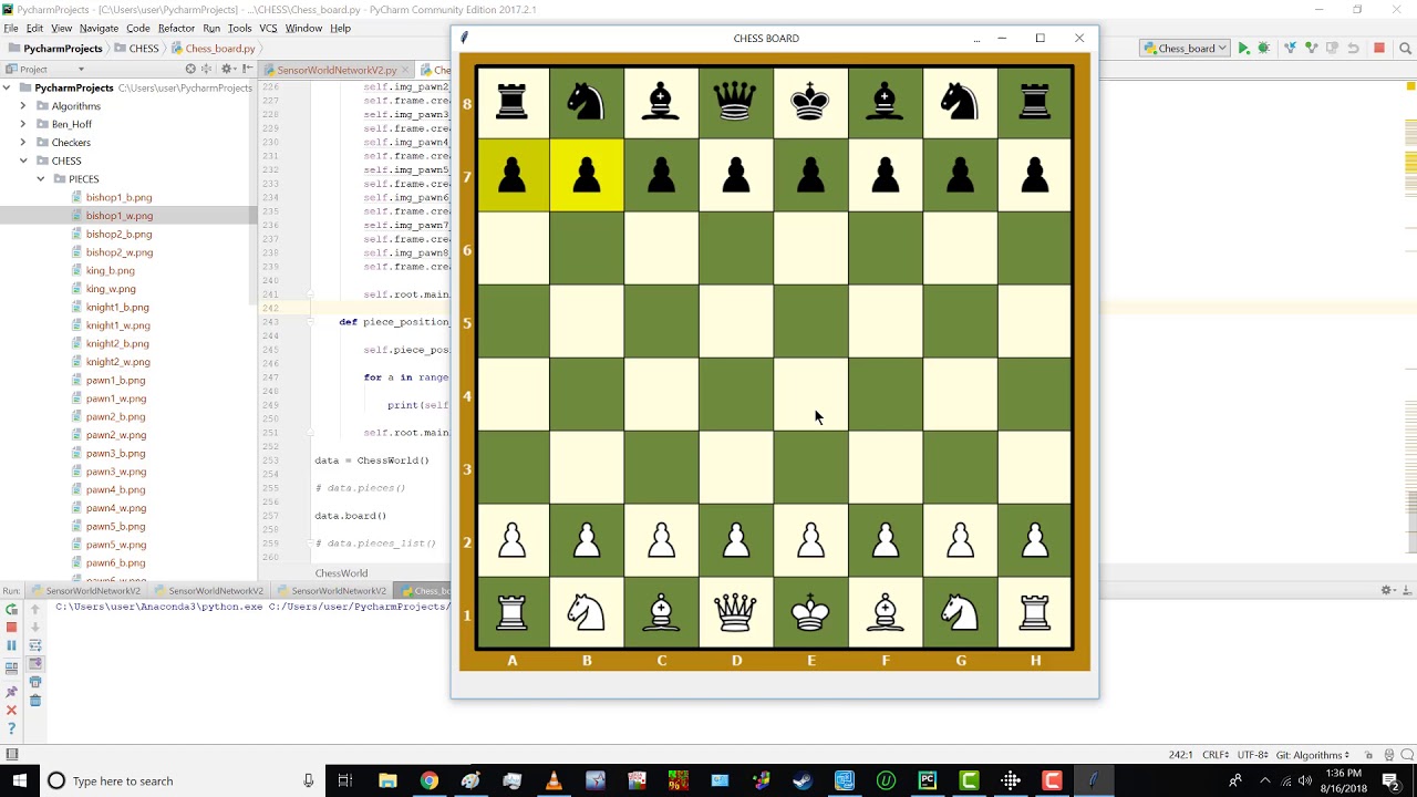 Python Coding Chess World Part 1 Youtube