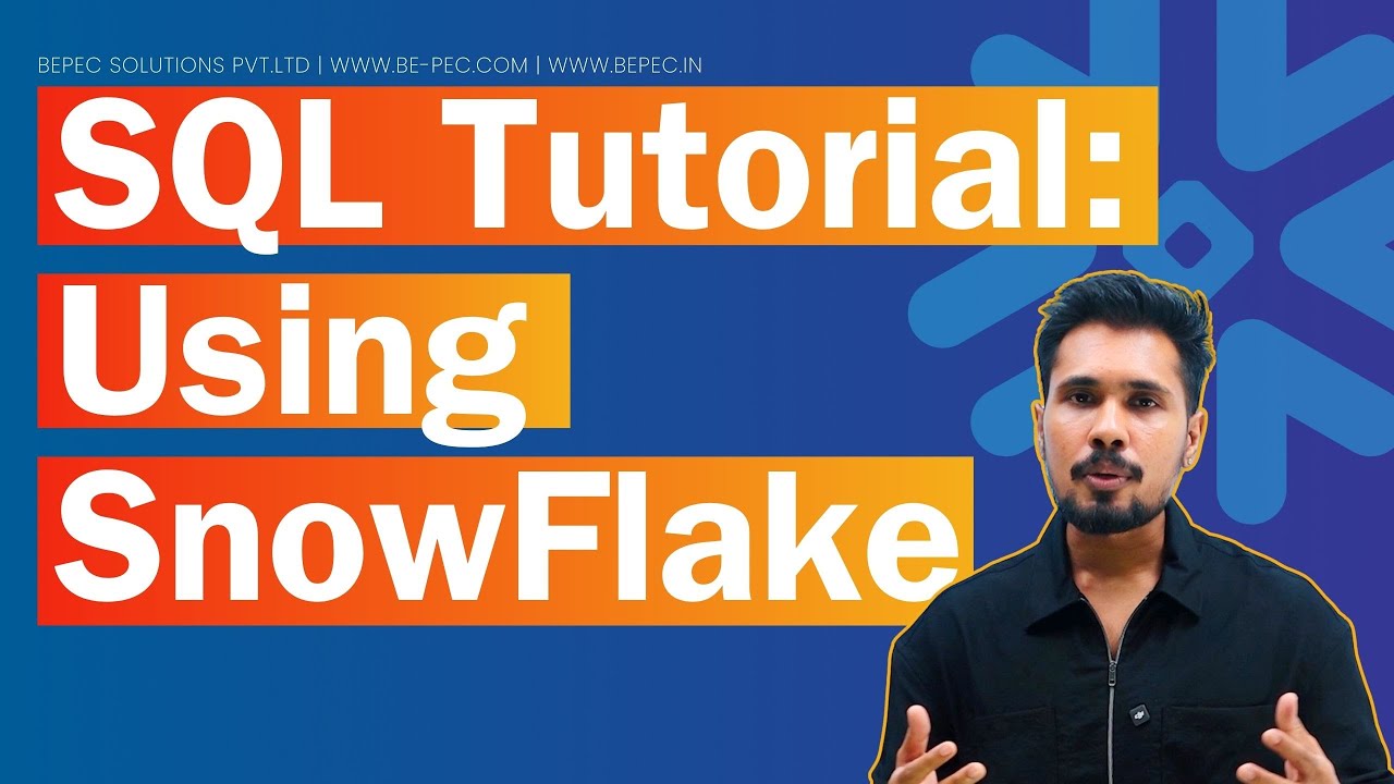 Sql Tutorial Using Snowflake Youtube
