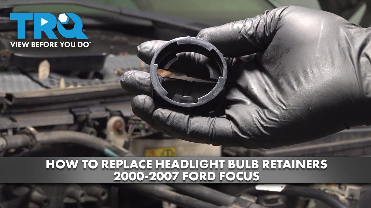 How To Replace Headlight Bulb Retainers 2000 2007 Ford Focus 1a Auto