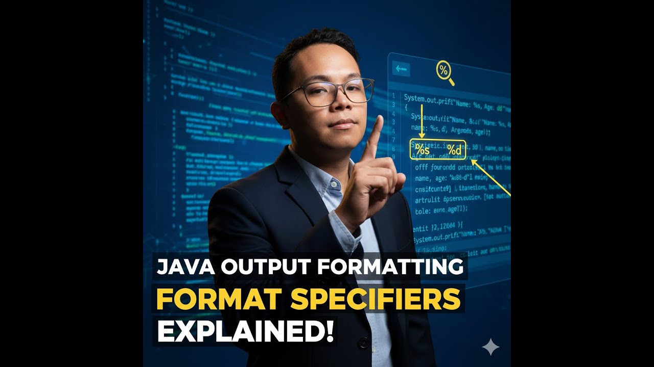 How To Use Format Specifiers In Java Lesson 4 Youtube