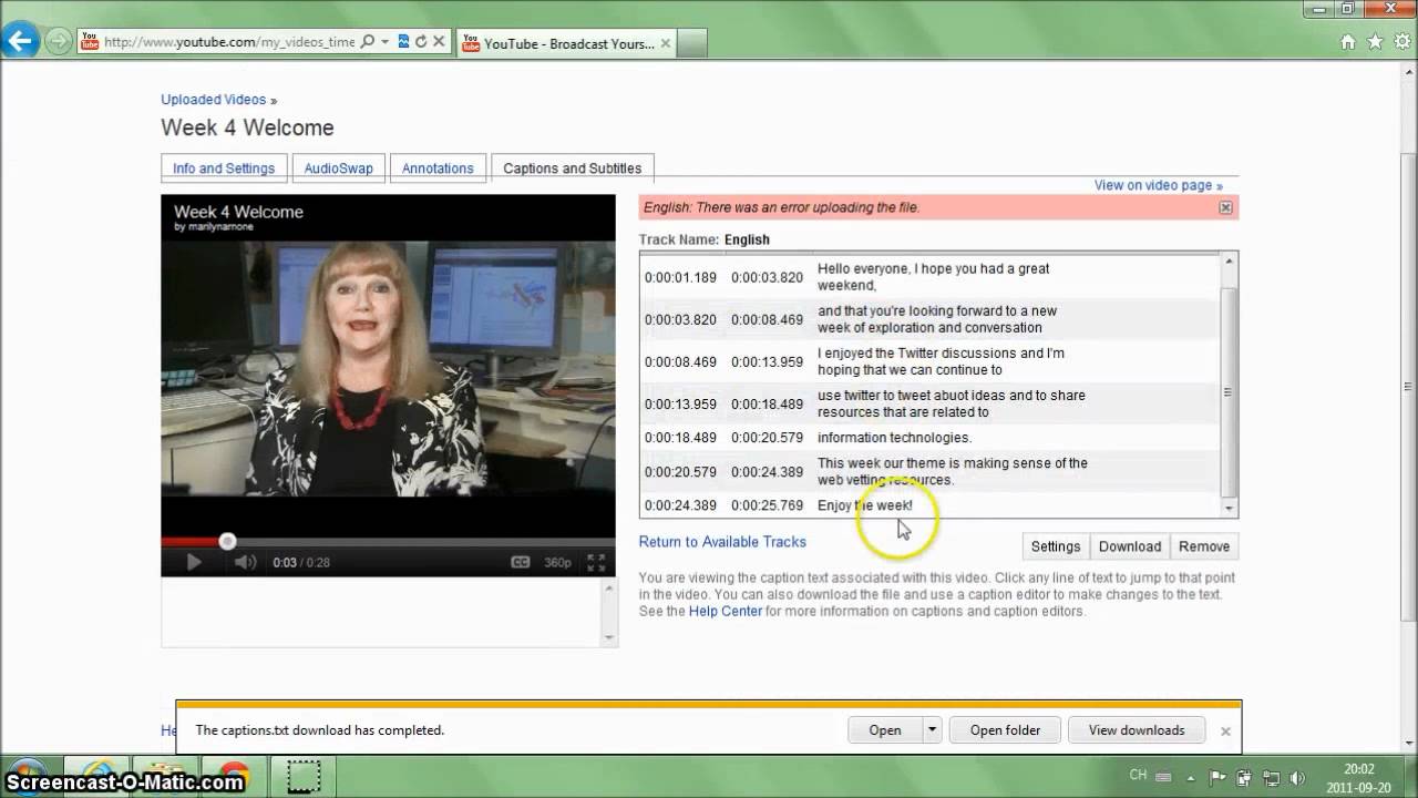 Tutorial Close Caption Cc On Youtube Youtube