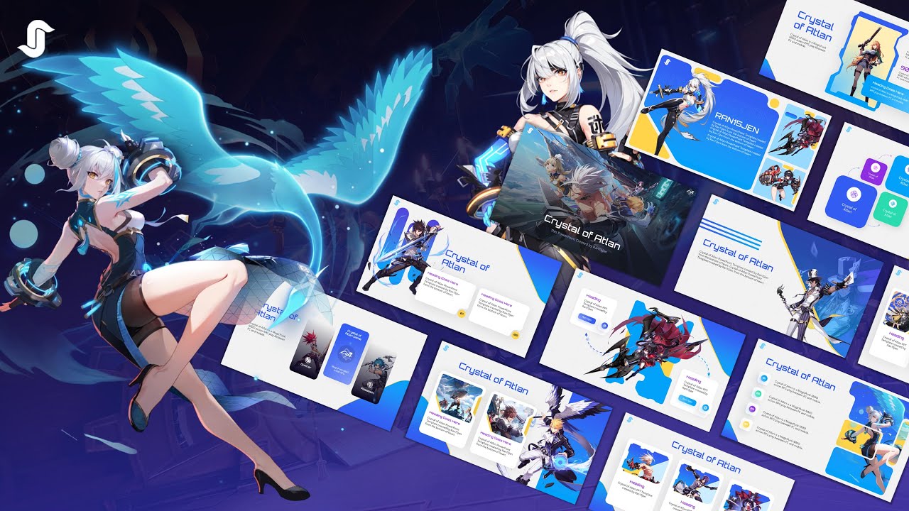 Crystal Of Atlan Ppt Template Ran15jen Youtube