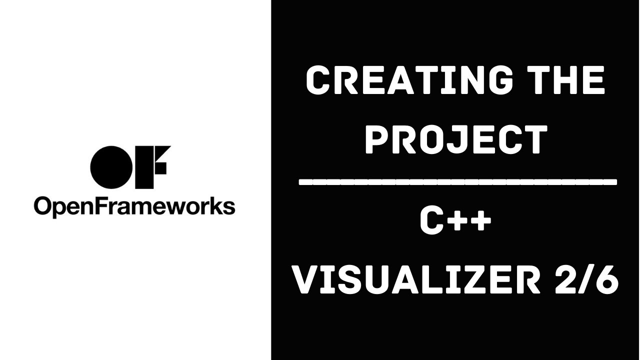 Creating The Project In Openframeworks C Visualizer Project 2 6