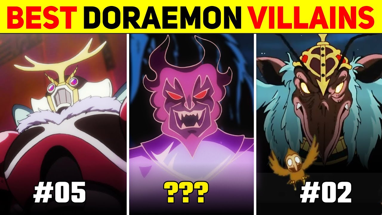 Top 10 Strongest Doraemon Villains Ranked Youtube