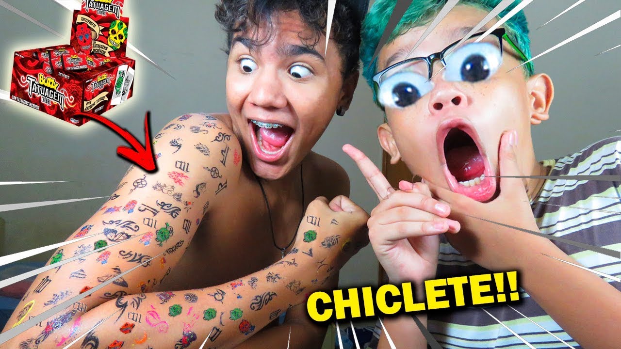 Tatuagem De Chiclete Faz Mal Retoedu
