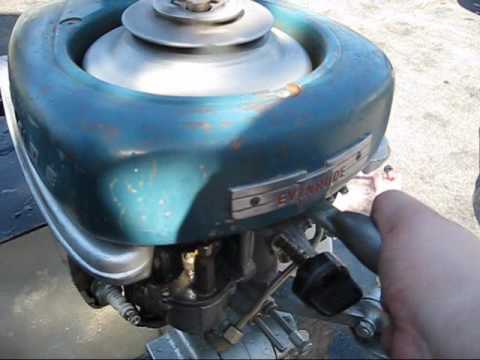 One Easy Starting Evinrude Zephyr Youtube