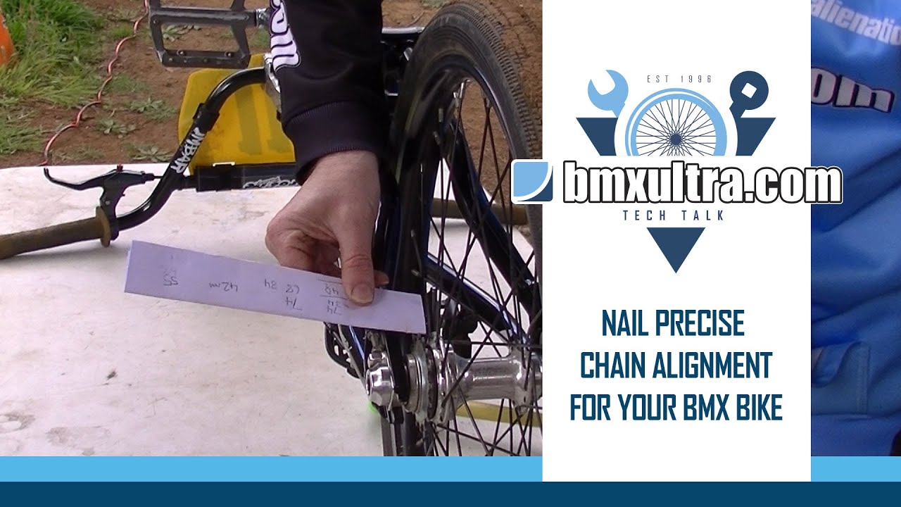 Precise Chain Alignment For Your Bmx Bike Youtube