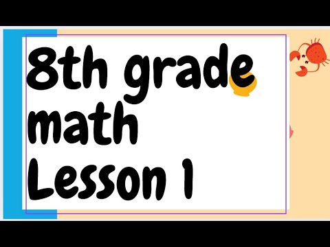 Illustrative Mathematics Grade 8 Unit 1 Lesson 1 Youtube