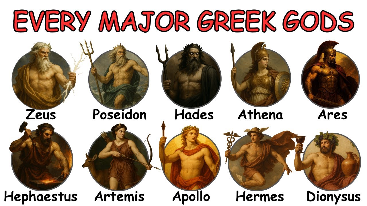 Every Greek God Explained In 12 Minutes Youtube