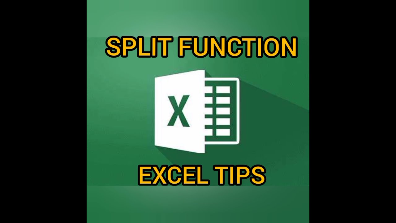 Split Function Excel Youtube