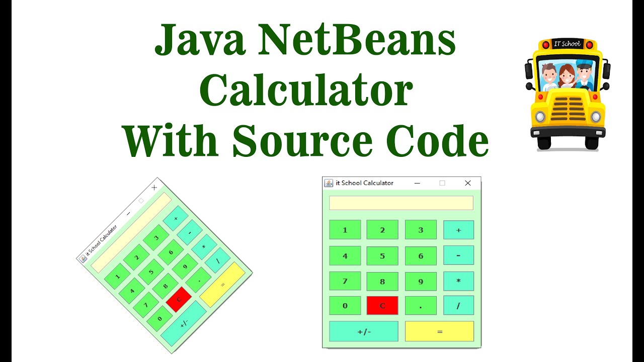 How To Create Calculator In Java Netbeans Youtube