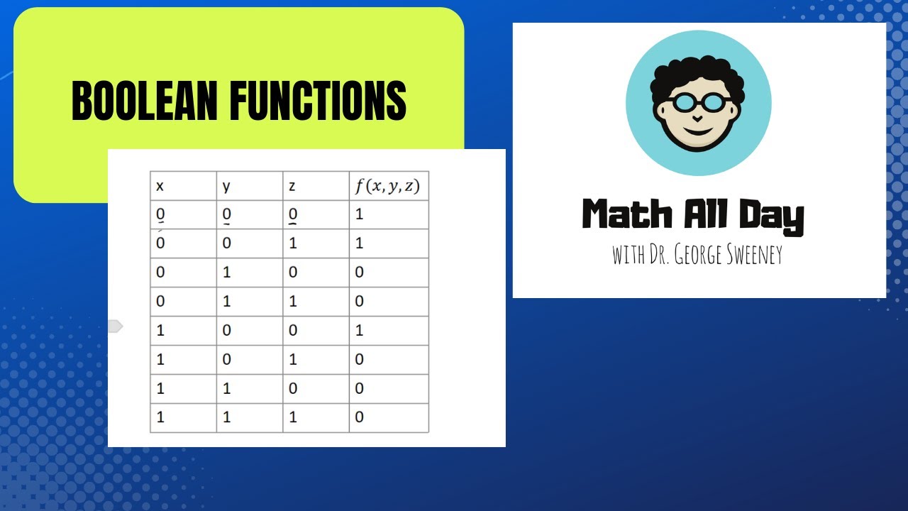 Boolean Functions Youtube