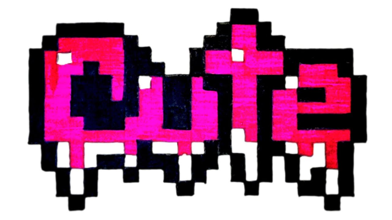 Pixel Art Drawing Ideas Easy Cute Pixel Art Easy Clipart 5273474 Good