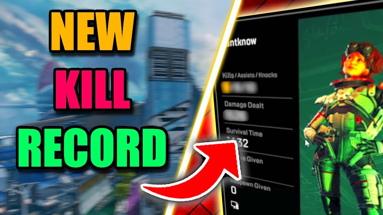 My New Kill Record In Apex Legends рџ ґрџ ґ Youtube