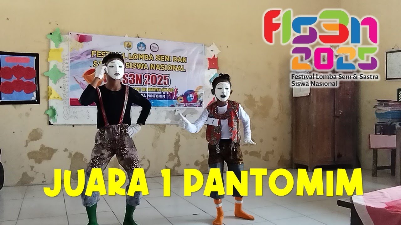 Juara 1 Pantomim Fls3n Kecamatan Godong Tahun 2025 Youtube