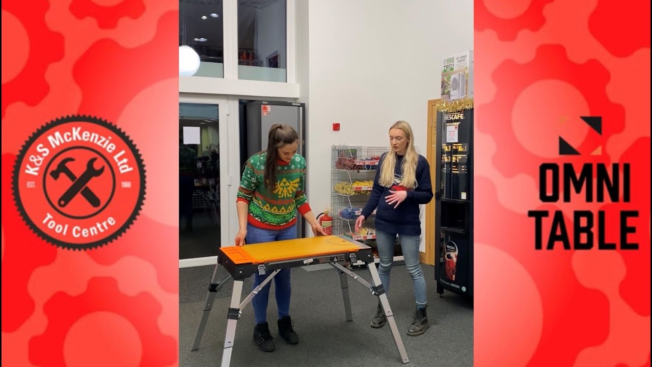 Omnitable 4 In 1 Portable Worktable Demonstration By K S Mckenzie