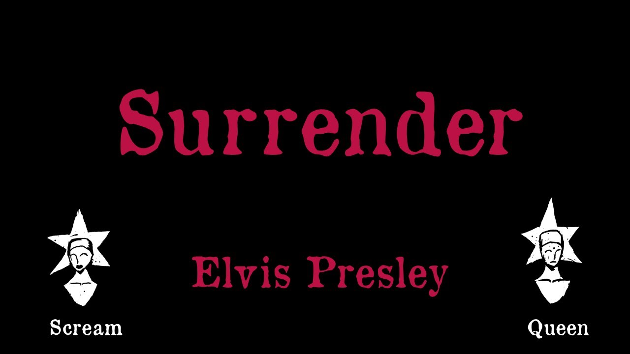 Elvis Presley Surrender Karaoke Youtube
