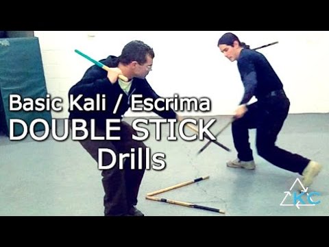 Double Stick Escrima Drills Beginner Eskrima Arnis Kalii Youtube