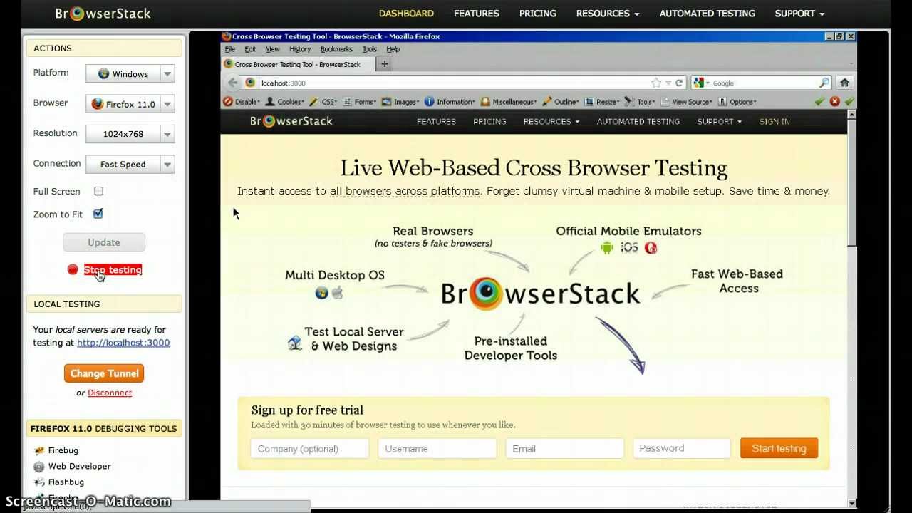 Browserstack Local Testing Youtube
