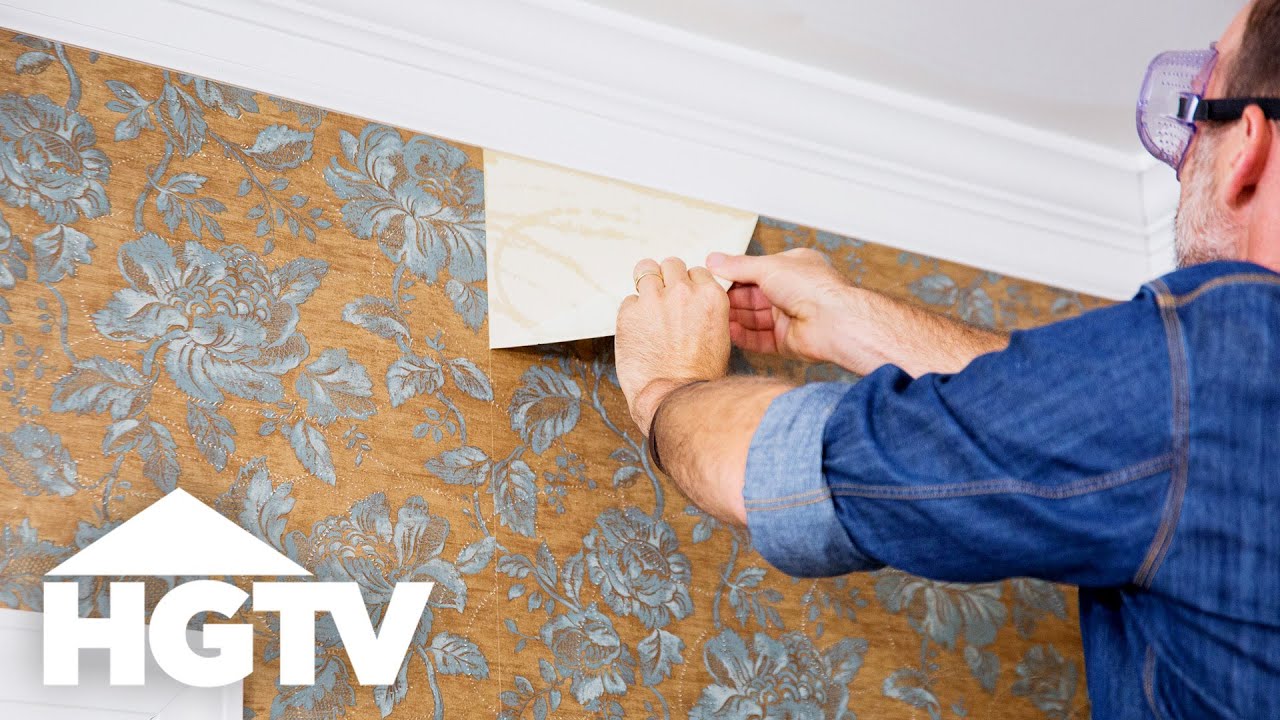 How To Remove Wallpaper Hgtv Youtube