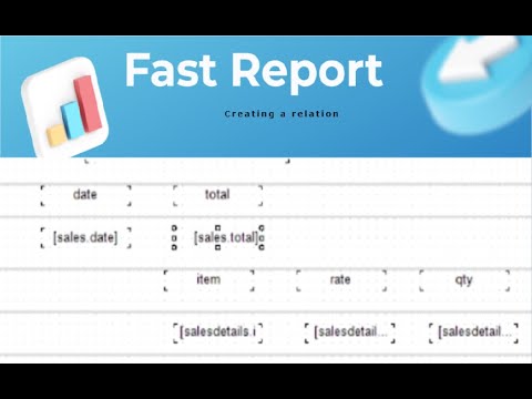 Fast Report Creating A Relation Using C Asp Net Mvc Youtube