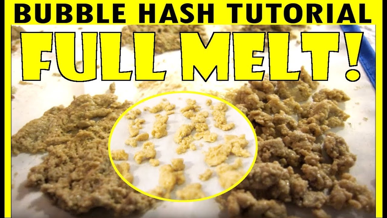 Full Melt Bubble Hash Tutorial Youtube