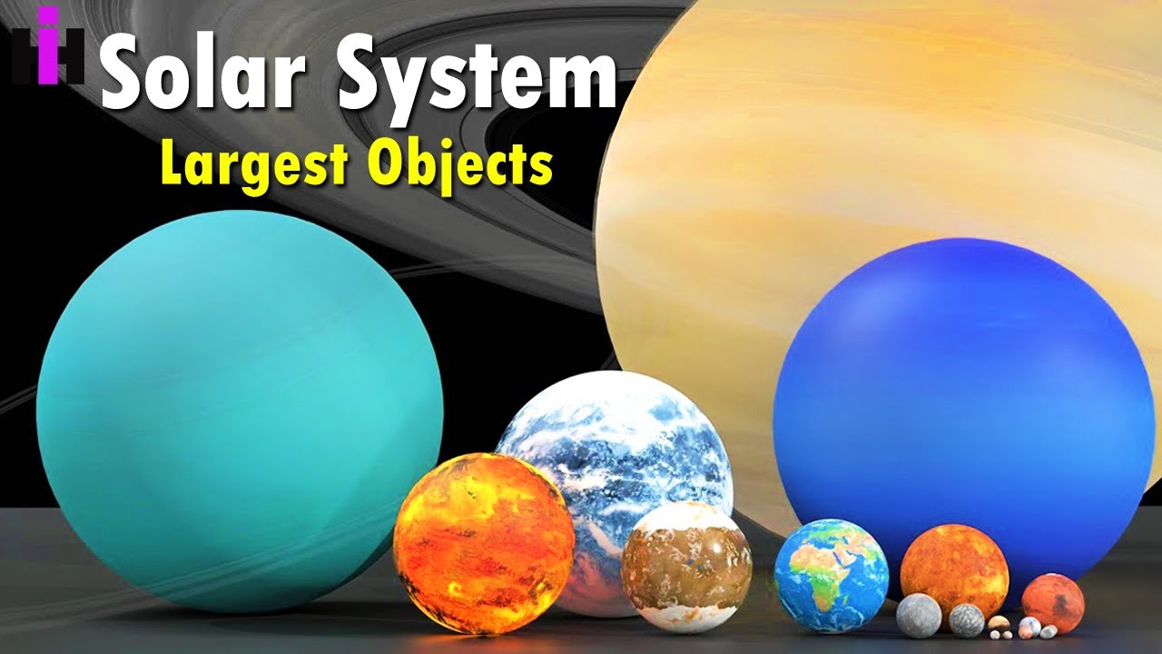 Solar System Largest Objects Comparison Youtube