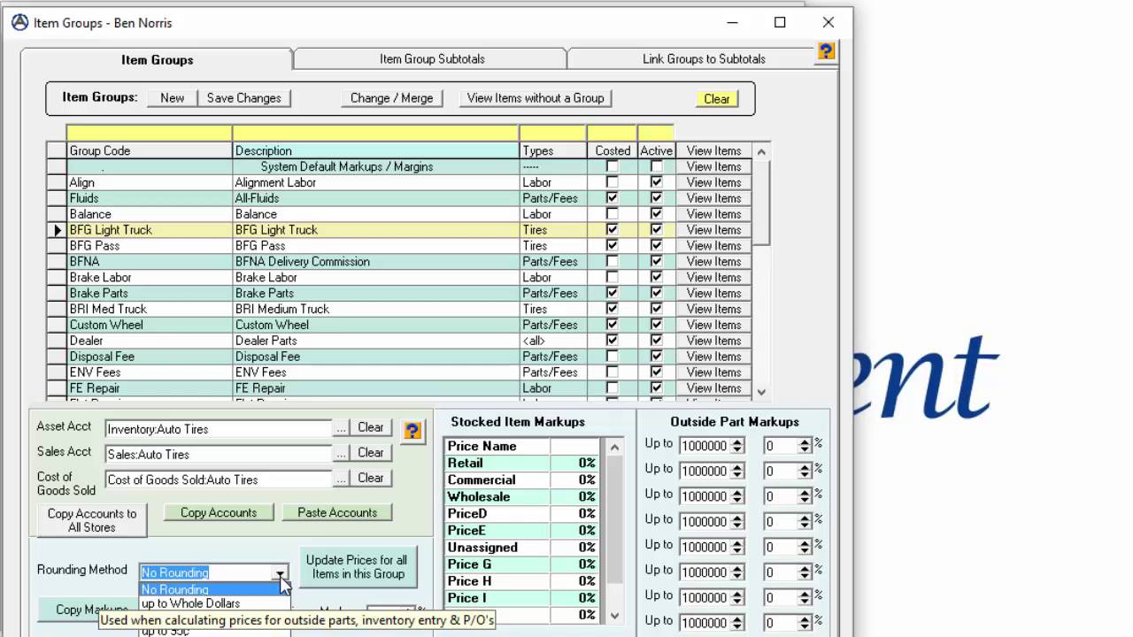 Inventory Settings Youtube