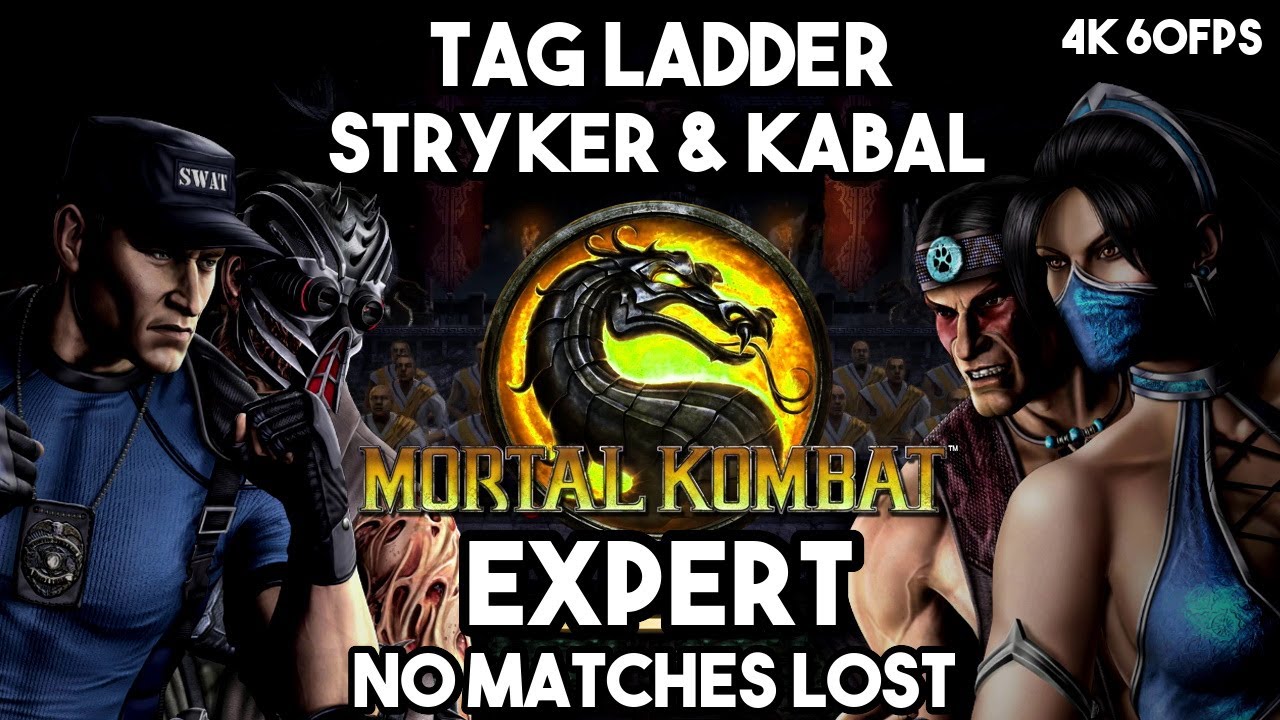 Mortal Kombat 9 Stryker Kabal Tag Ladder Expert No Matches