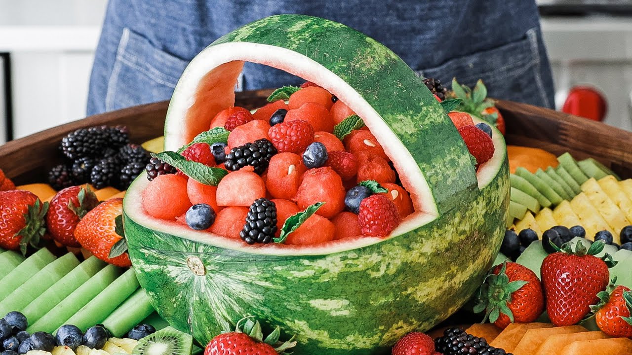 How To Cut Watermelon For A Fruit Tray Online