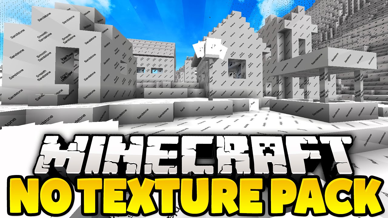 No Texture Pack Challenge Youtube