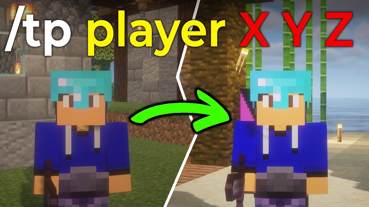 How To Teleport In Minecraft Youtube