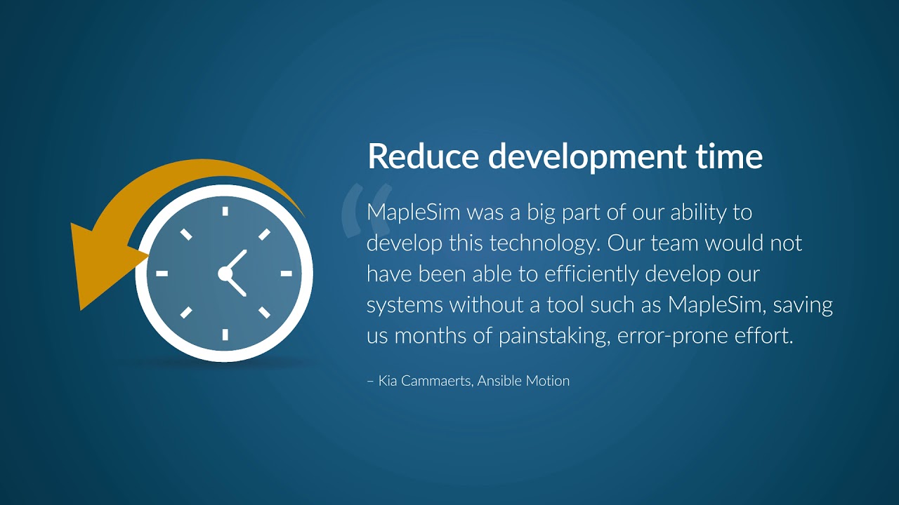 Introducing Maplesim For Engineering Design Youtube