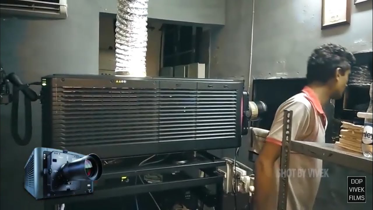 Digital Movie Projector Inside Film Projector Room Youtube