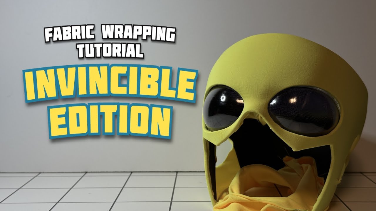 Fabric Wrapping Tutorial Invincible S Mask Edition Youtube