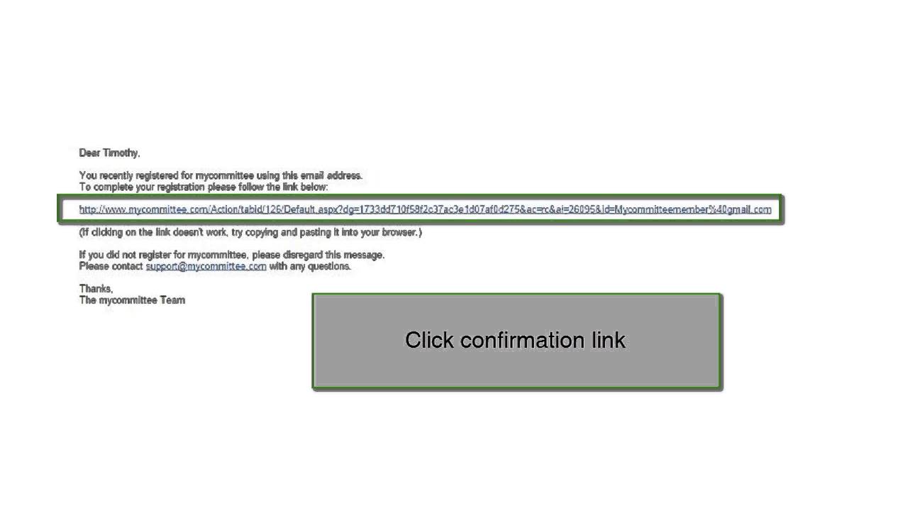 Mycommittee How To Register With Mycommittee Hd Youtube