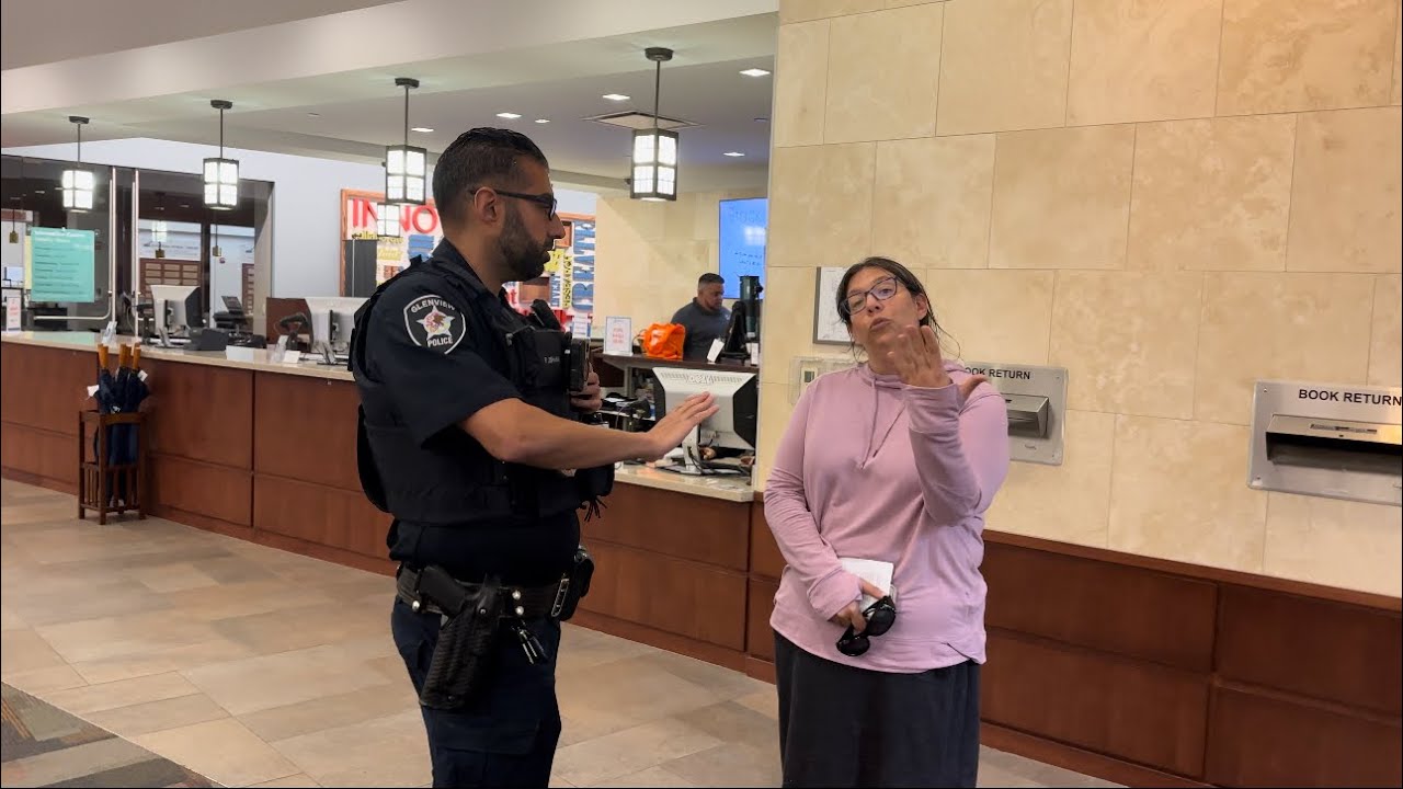 Uncomfortable Karen Calls Cops First Amendment Audit Youtube