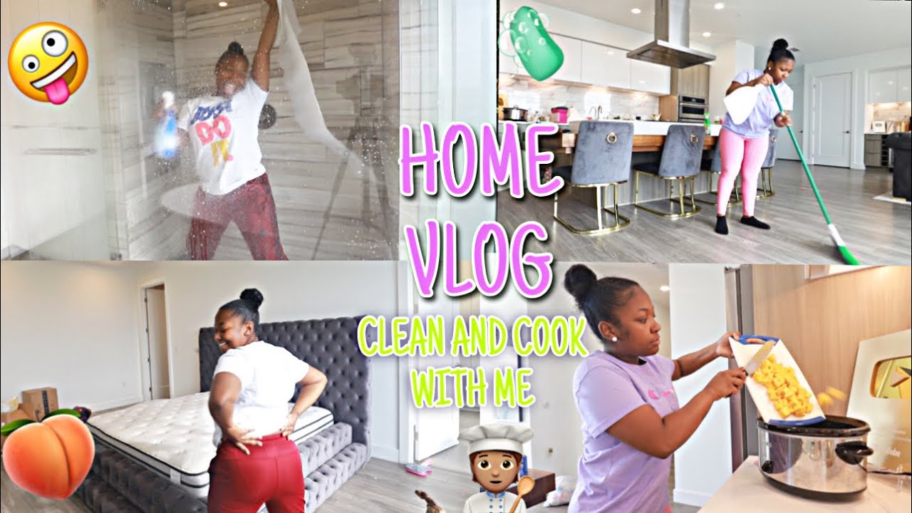 Home Vlog Clean With Me Cooking More Youtube