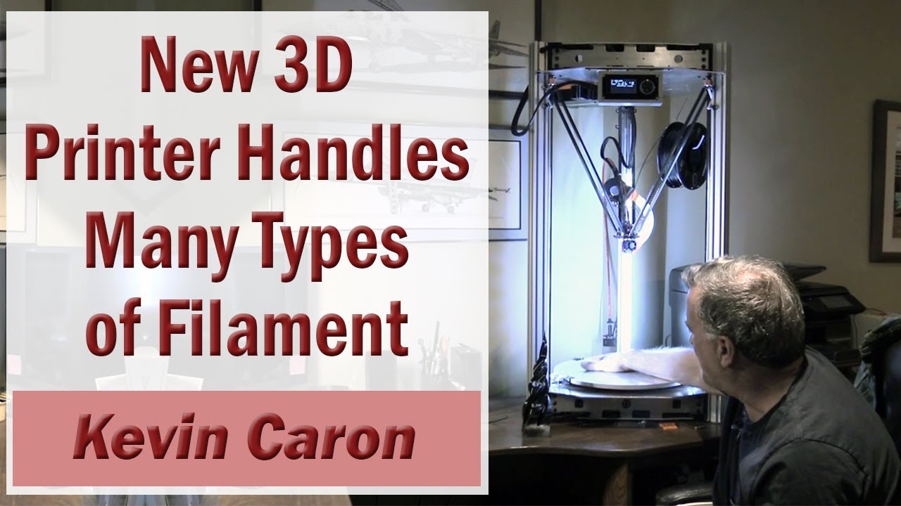 Meet The Cerberus 3d 400 Multi Filament 3d Printer Kevin Caron Youtube