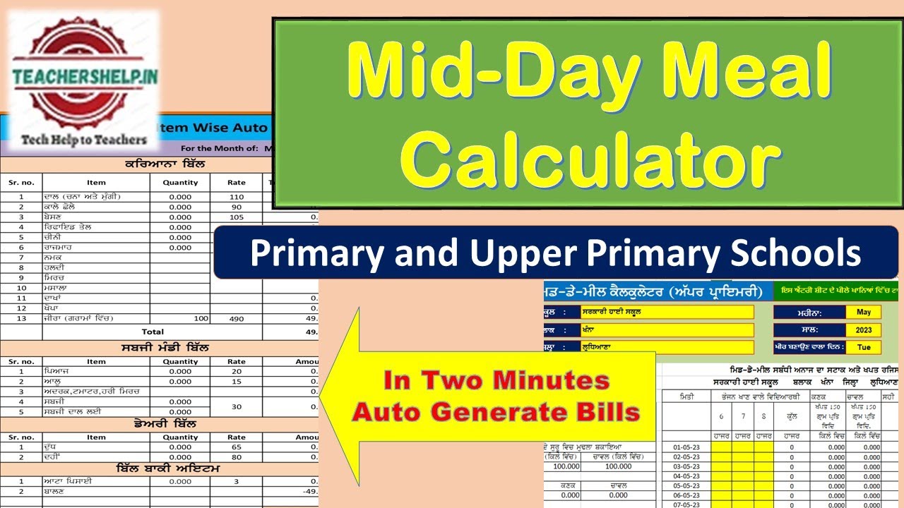 Mdm Calculator How To Use Mid Day Meal Calculator Auto Mdm