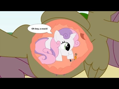 My Little Pony Giantess Fluttershy Vore By Jackurai Youtube