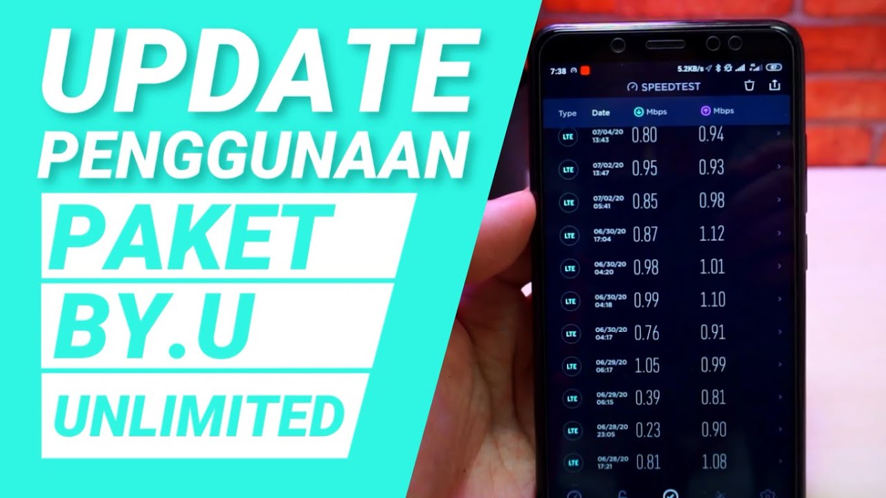 Review Pemakaian Paket Data Unlimited By U 1 Mbps Youtube
