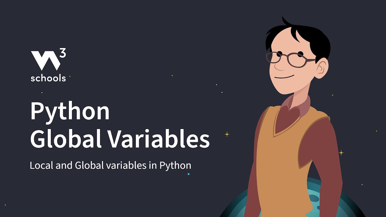 Python Global Variables W3schools Youtube