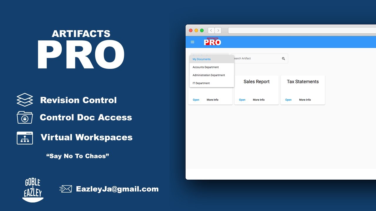 Document Version Control Platform Artifactspro Introduction Product