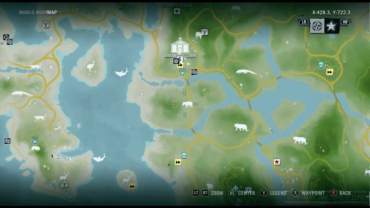 Far Cry 3 Mapa Mapa
