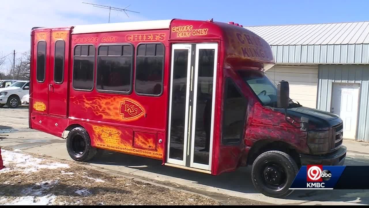 Chiefs Fan Proud Of New Tailgating Bus Youtube