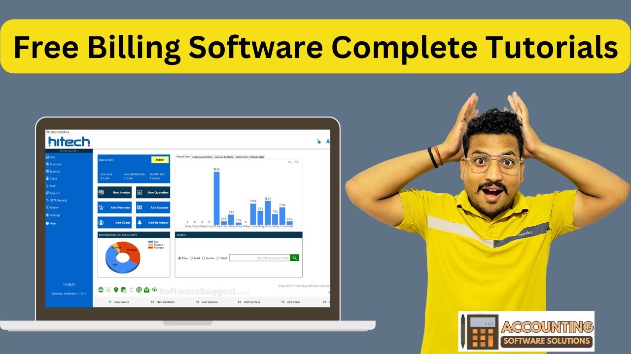 Hitech Billing Software Free Billing Software For Retail Shop