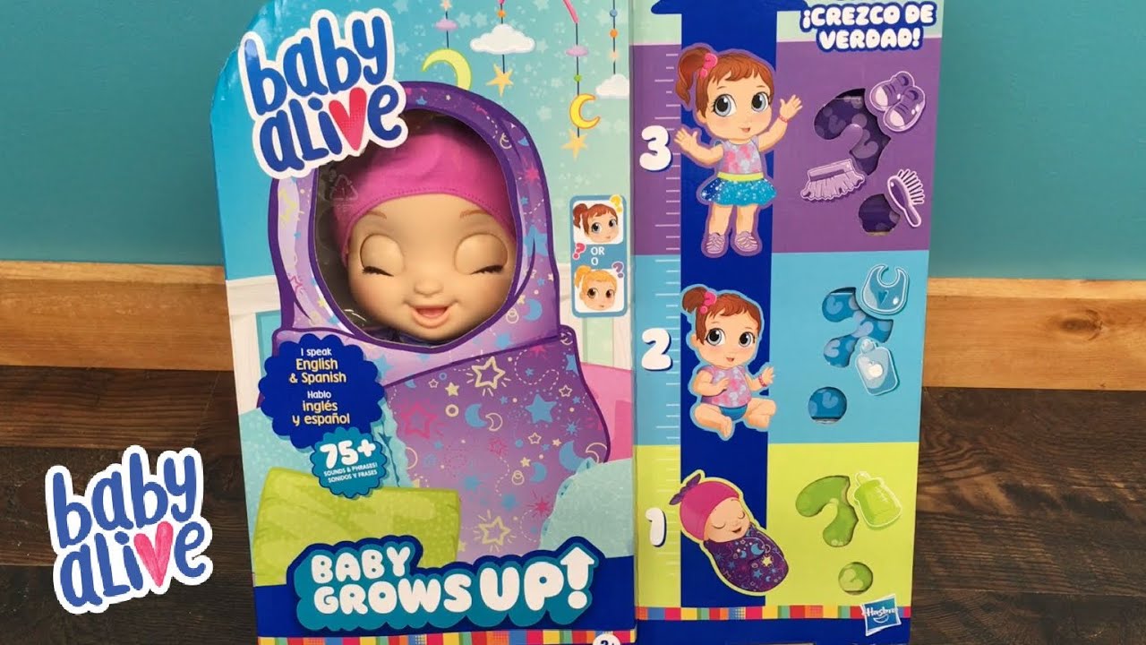 Unboxing New Baby Alive Baby Grows Up Doll Youtube