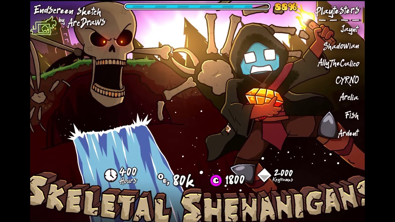 Skeletal Shenanigans Del Gd Youtube